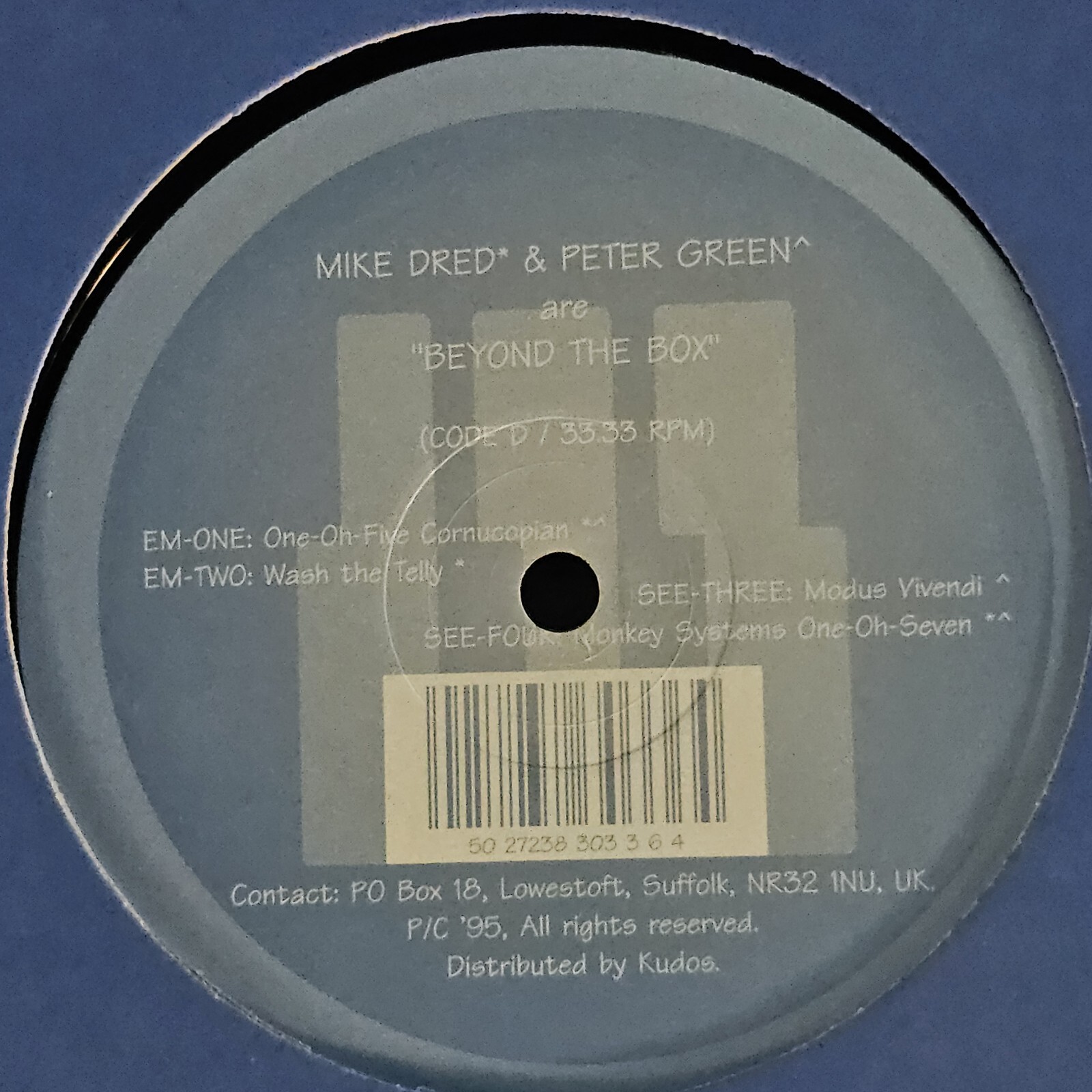 Mike Dred & Peter Green - Beyond The Box (Sleeve VG+ / Vinyl VG+) 1995 UK for Sale ...