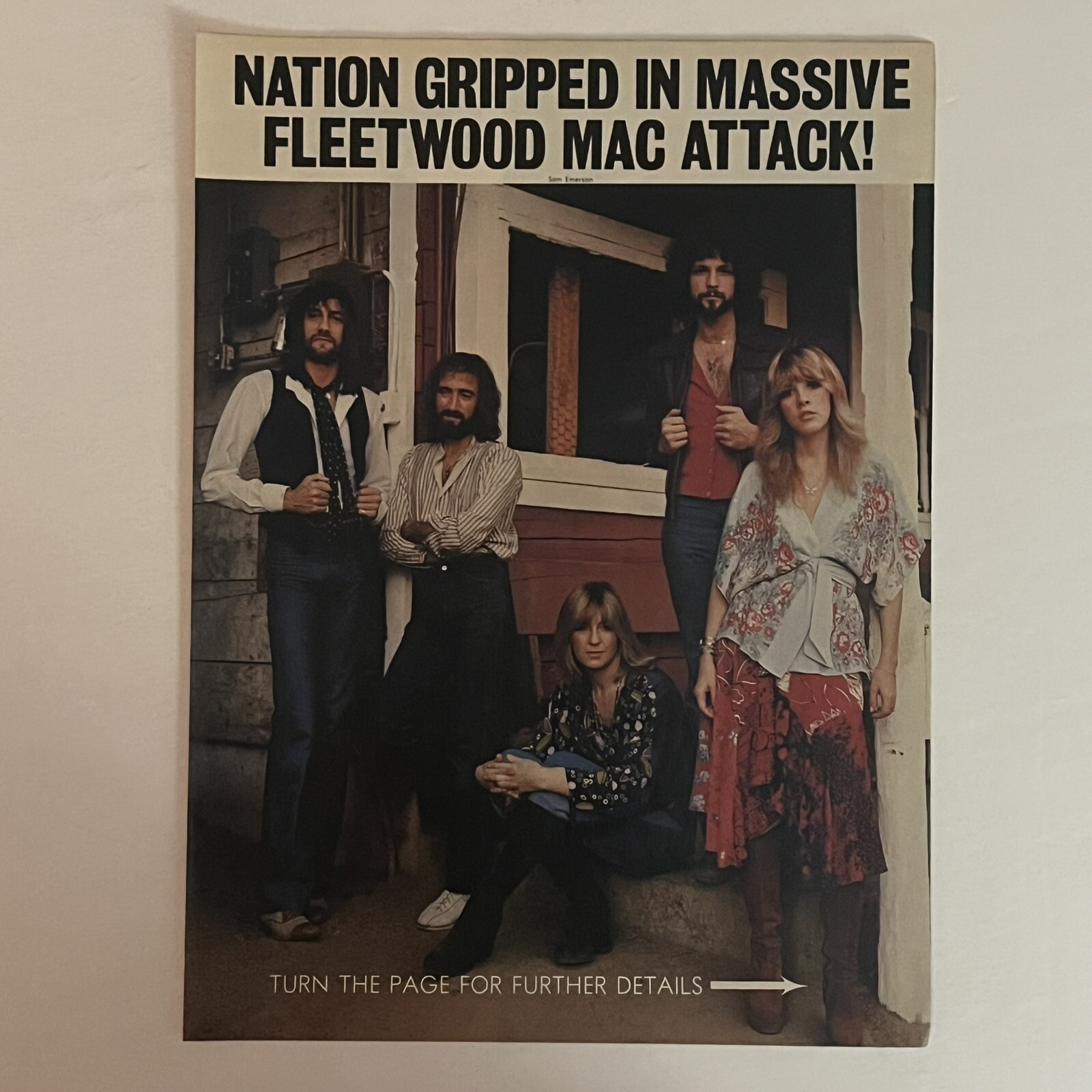 Z Fleetwood Mac Attack Rumours Original 1977 8"x11" Poster Type Advert, Promo Ad for Sale ...