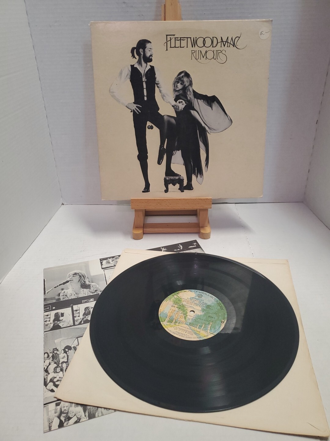 Fleetwood Mac Rumours Vinyl LP Warner Bros. Textured 1st 1977 Press + Insert for Sale ...