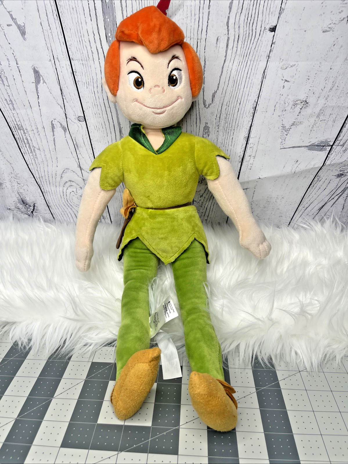 Disney Store 20” Peter Pan Hat Plush Doll Stuffed The Disney Store for ...