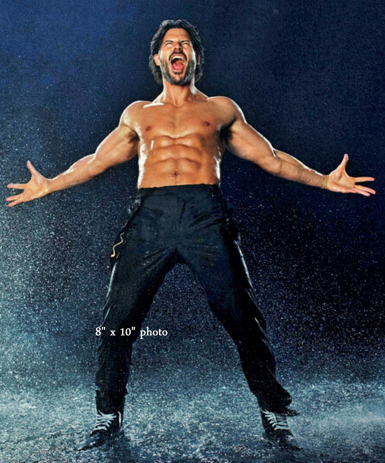 JOE MANGANIELLO Shirtless beefcake Celebrity photo DRIPING WET red hot ...