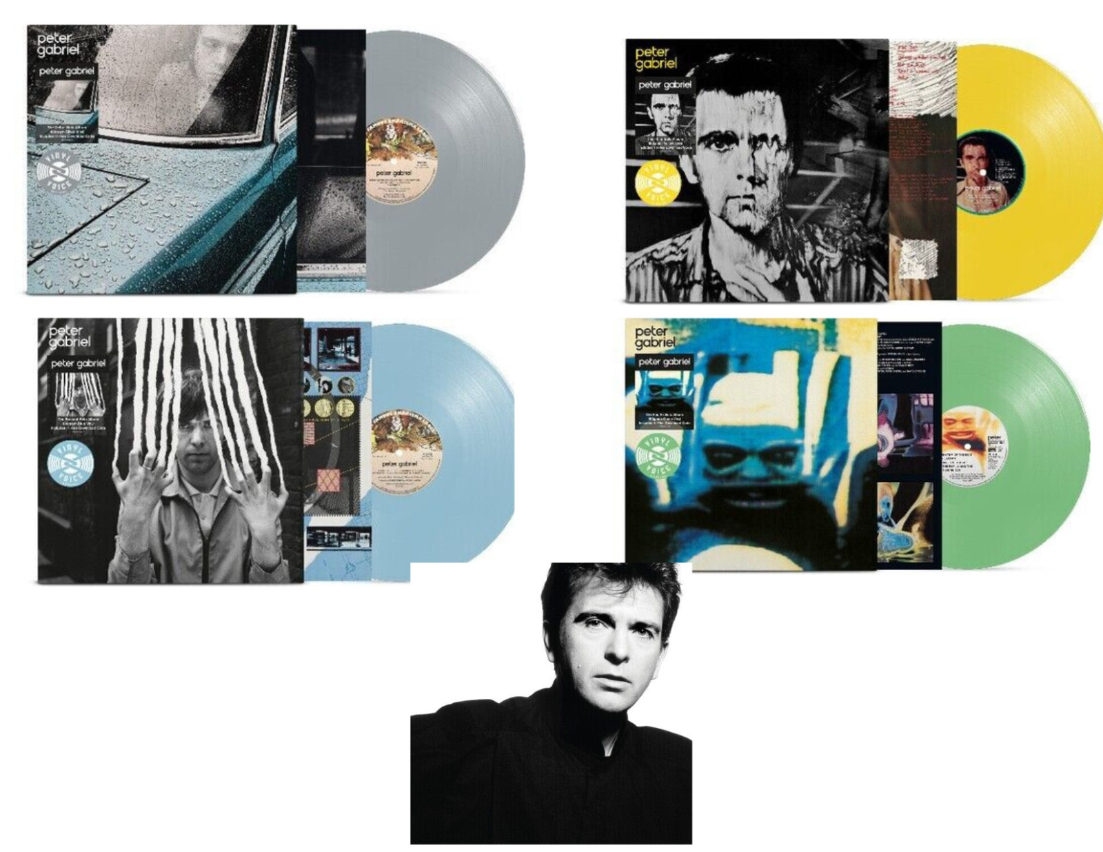 Peter Gabriel-#1-#4 & So - 5 LP Remastered Insta-Collection Vinyl ...