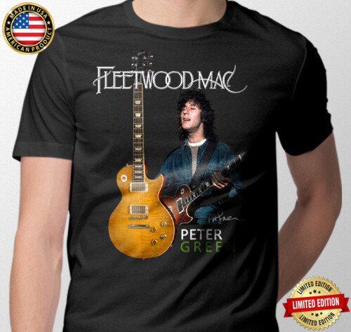 Fleetwood Mac Founder Peter Green shirt Buckingham Stevie Nicks Mick ...