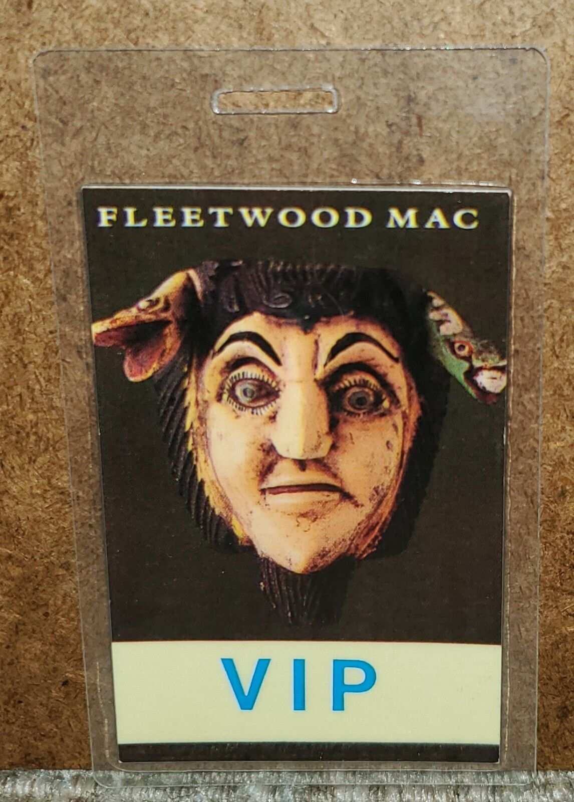 FLEETWOOD MAC VIP LAMINATED BACKSTAGE PASS BEHIND MASK STEVIE NICKS ...