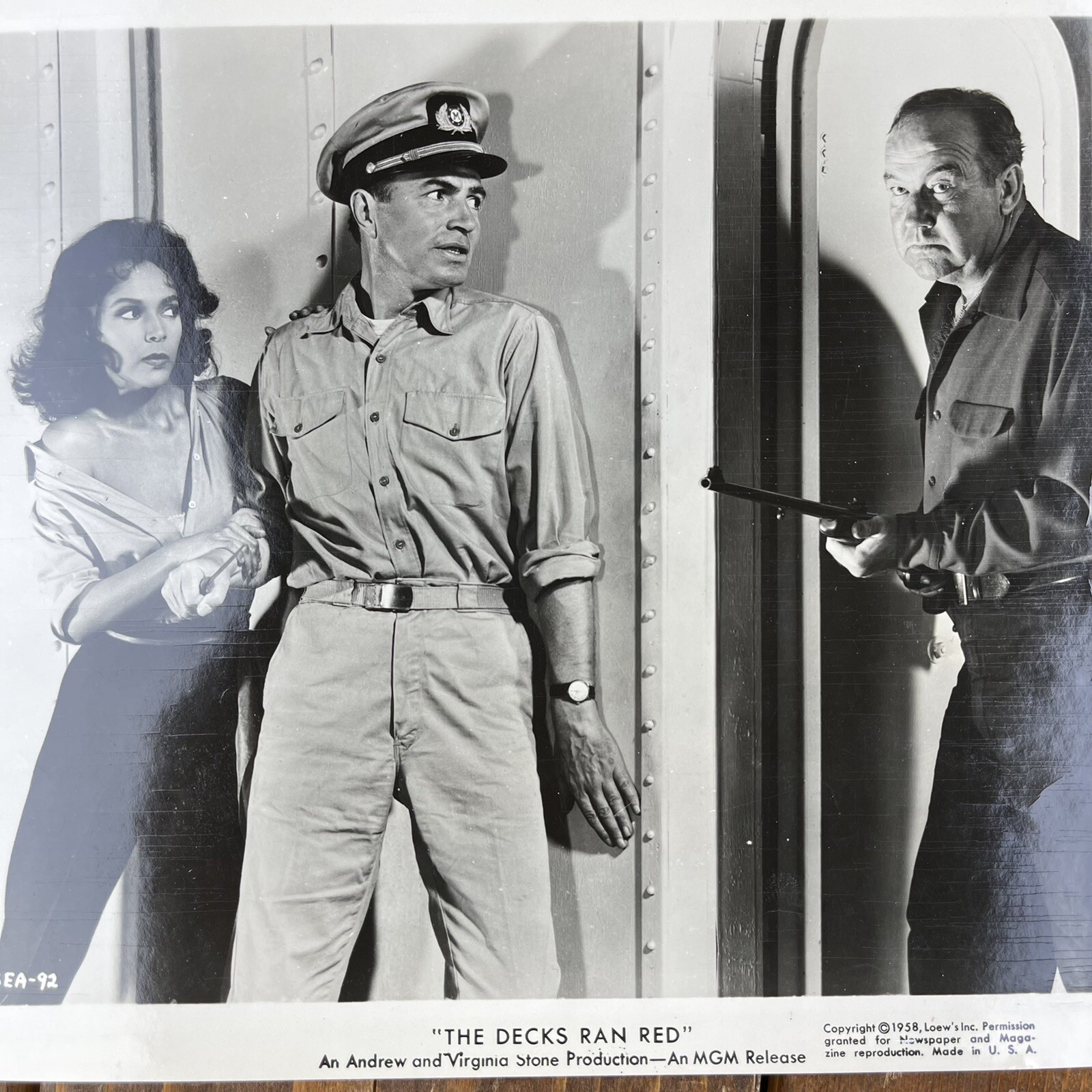 The Decks Ran Red 1958 Stuart Whitman Dorothy Dandridge - 8X10 MOVIE STILL PHOTO for Sale ...