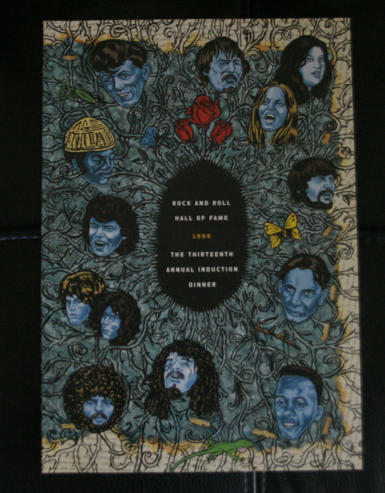 1998 Rock Hall of Fame Dinner Concert Program Eagles Fleetwood Mac Gene ...