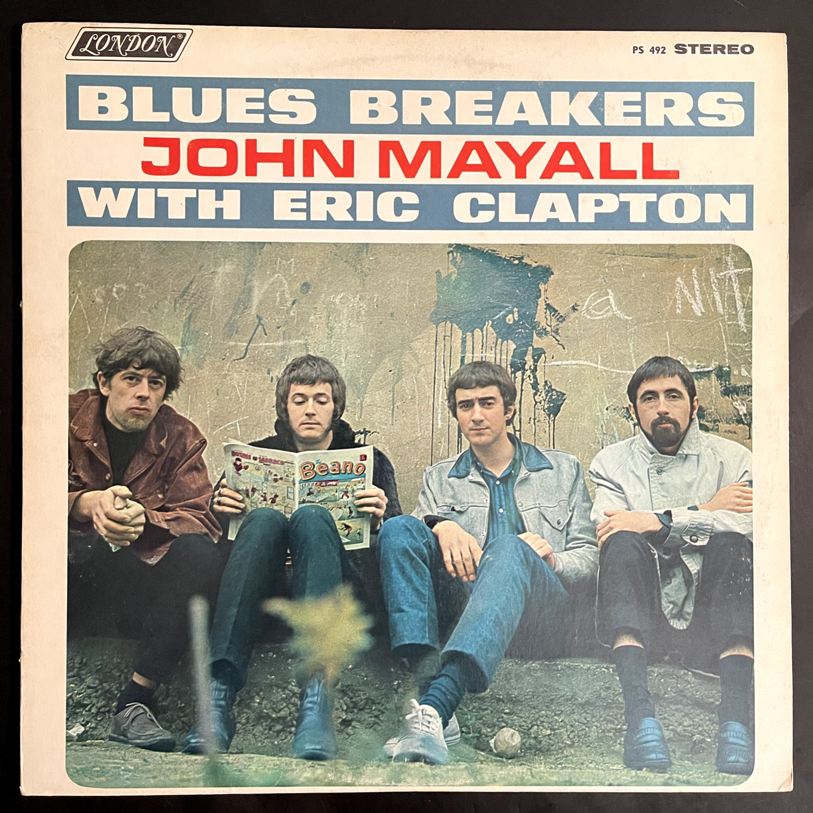 John Mayall~Blues Breakers~With Eric Clapton~John McVie~Printed Inner ...