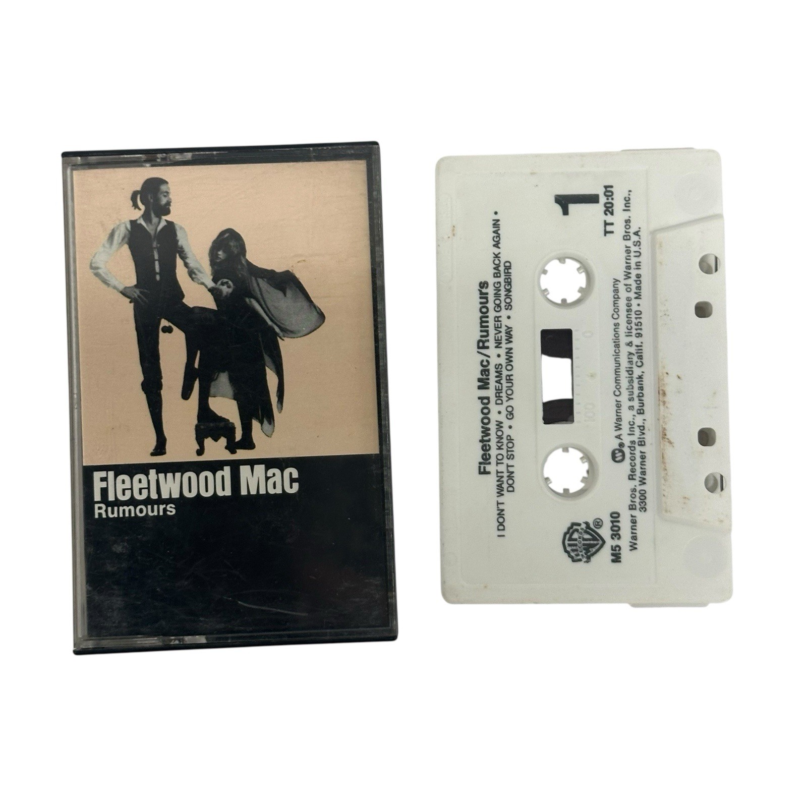 Fleetwood Mac Rumours Cassette Tape 1977 Warner Bros Original Vintage ...