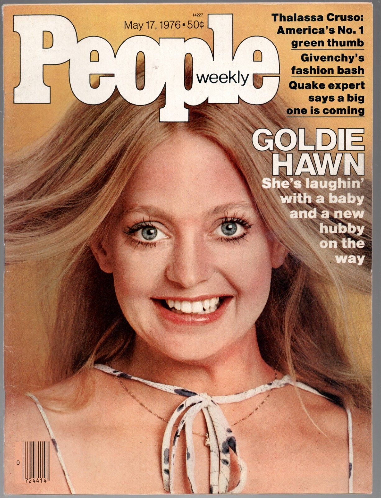 Goldie Hawn People Magazine May 17 1976 Goldie Hawn Christine McVie No ...