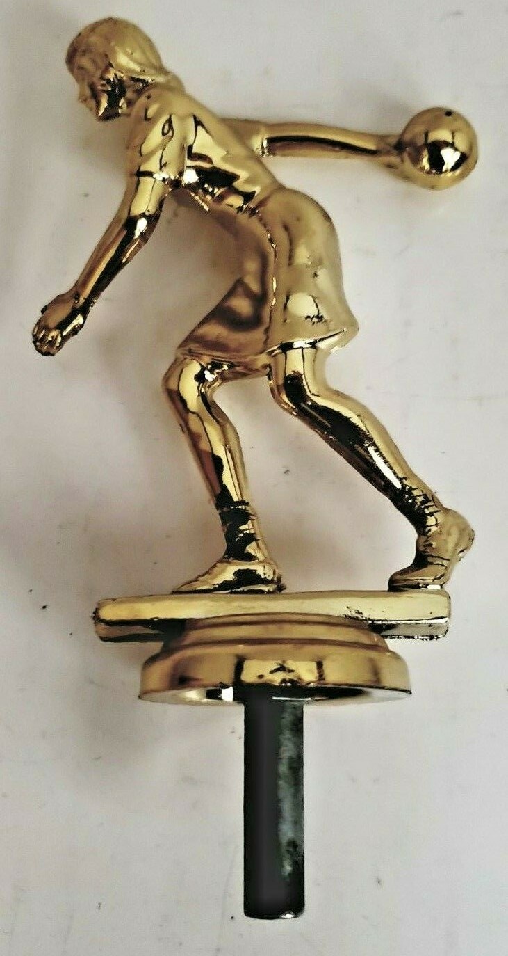WOMAN BOWLER TROPHY TOPPER EMBLEM STATUE--PLASTIC for Sale ...