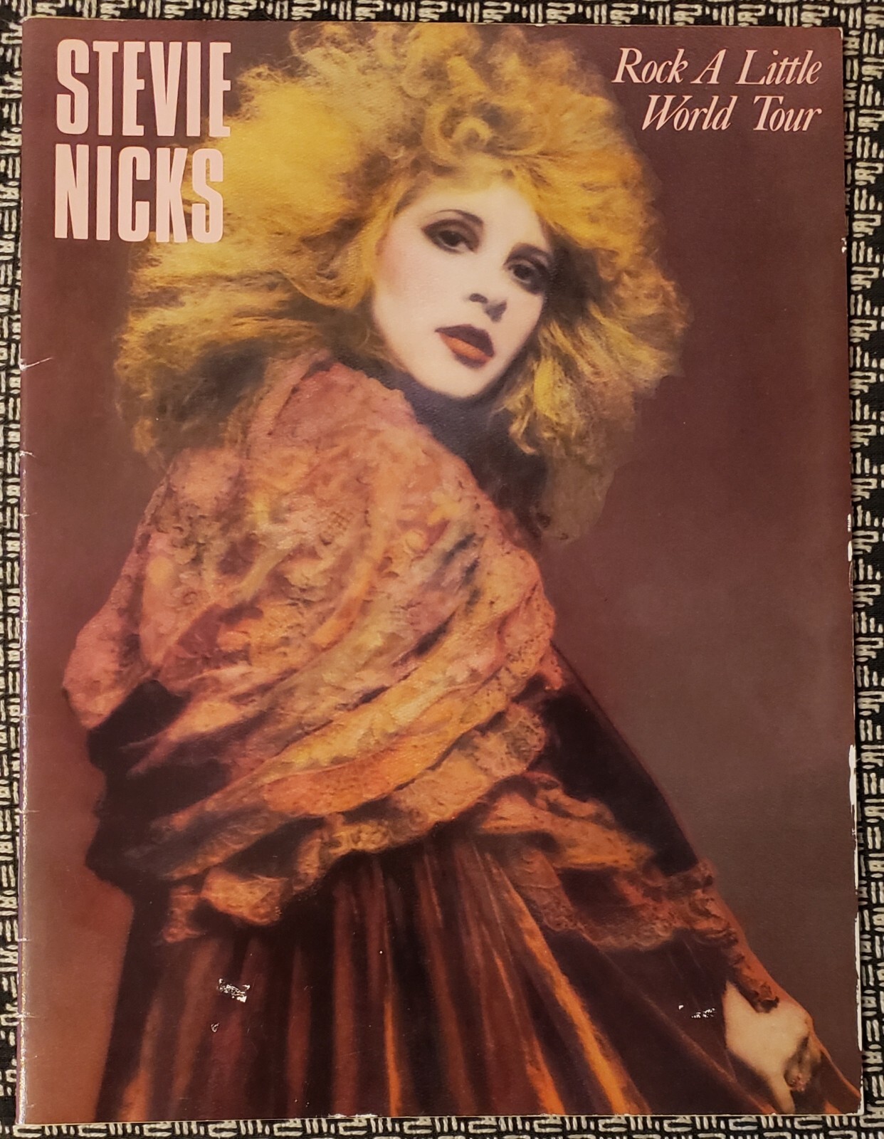 STEVIE NICKS 1986 Rock A Little World Tour Concert Program 9" x 12" 1 ...