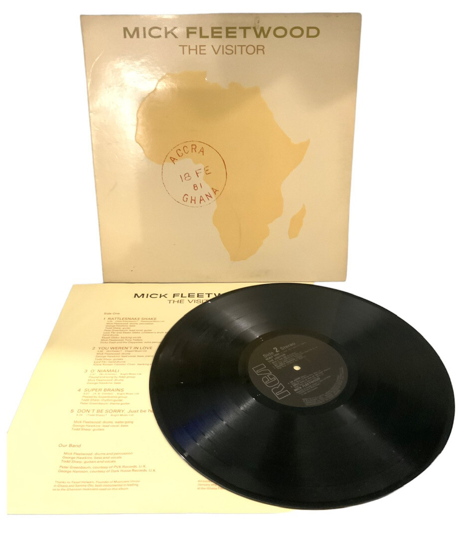 MICK FLEETWOOD THE VISITOR VINYL Gatefold Fold ALBUM RECORD Fleetwood ...
