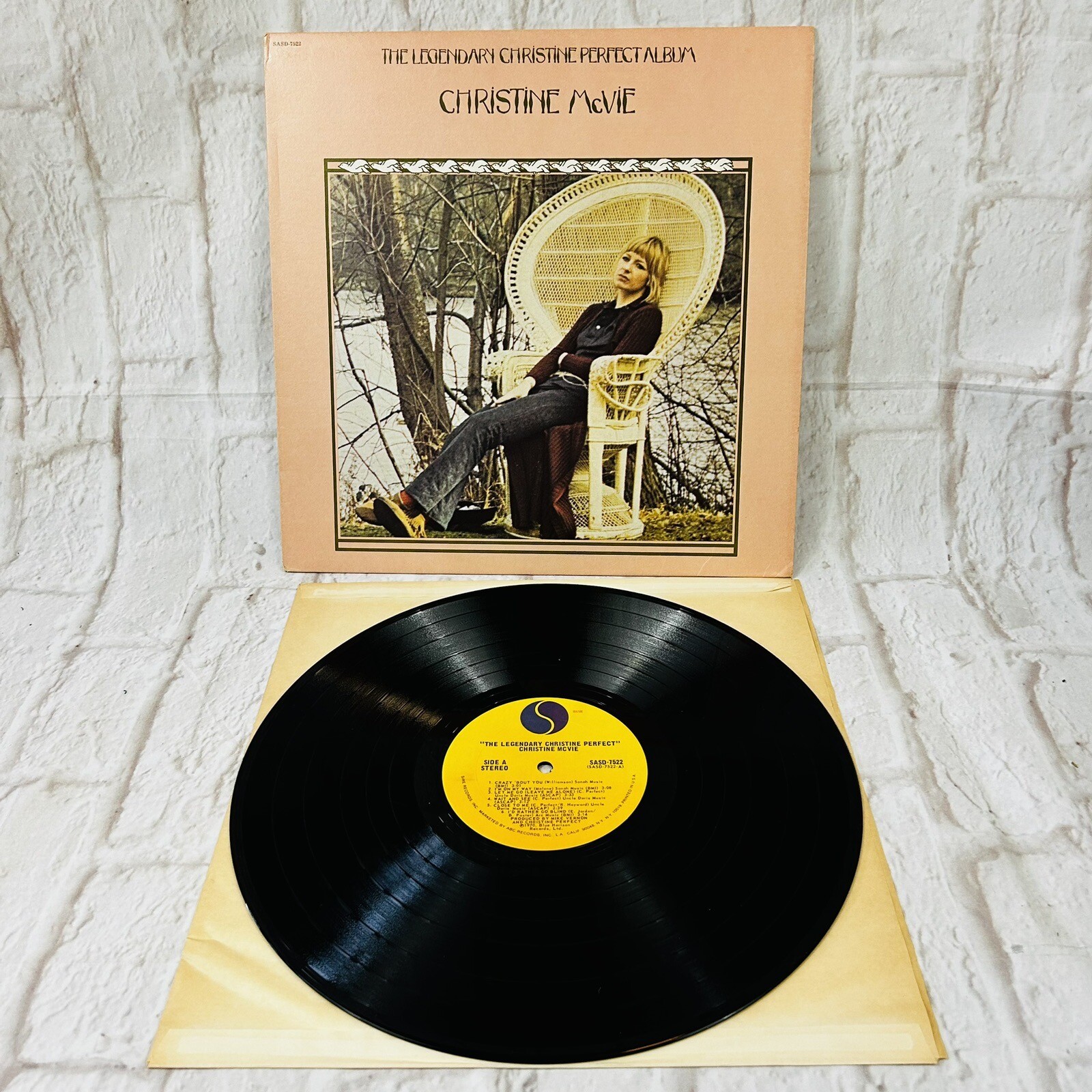 Christine McVie ‎The Legendary Perfect Album Vinyl LP Record Solo ...