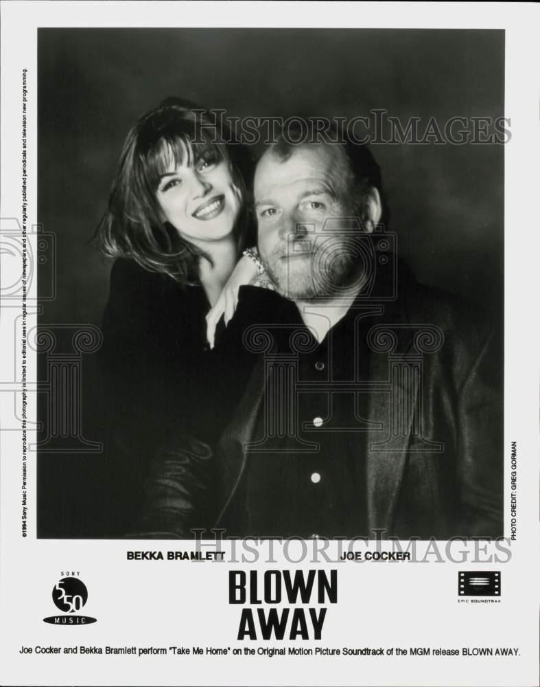 1994 Press Photo Joe Cocker and Bekka Bramlett, \"Blown Away ...