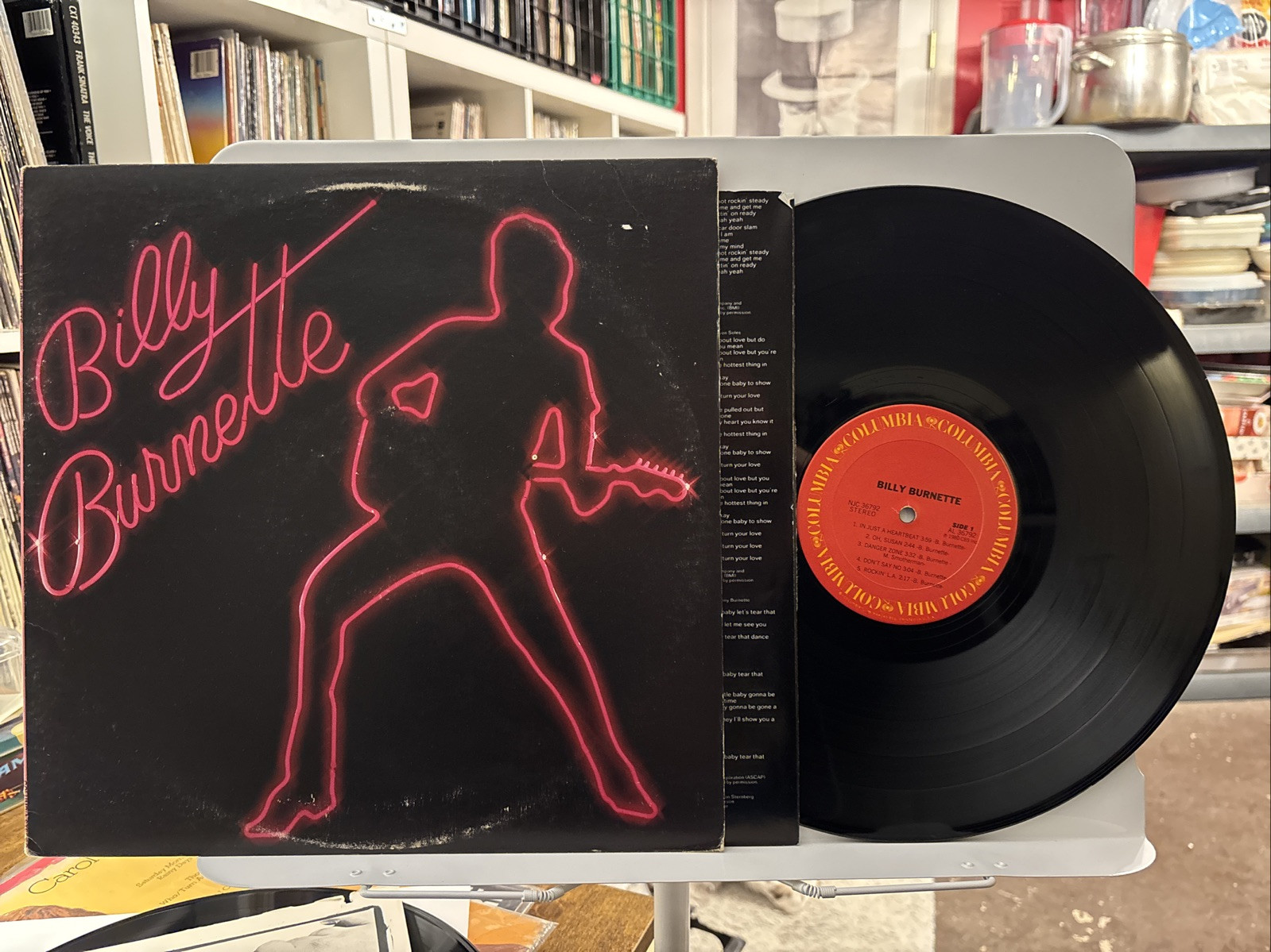 Billy Burnette Vinyl Lot • 2 Original LPs • S/T & Try Me for Sale ...