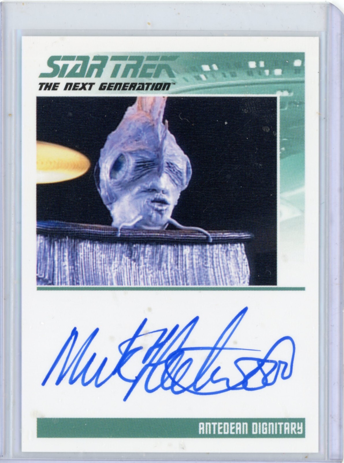 Mick Fleetwood Rittenhouse Star Trek Tng Portfolio Prints S2 Autograph For Sale